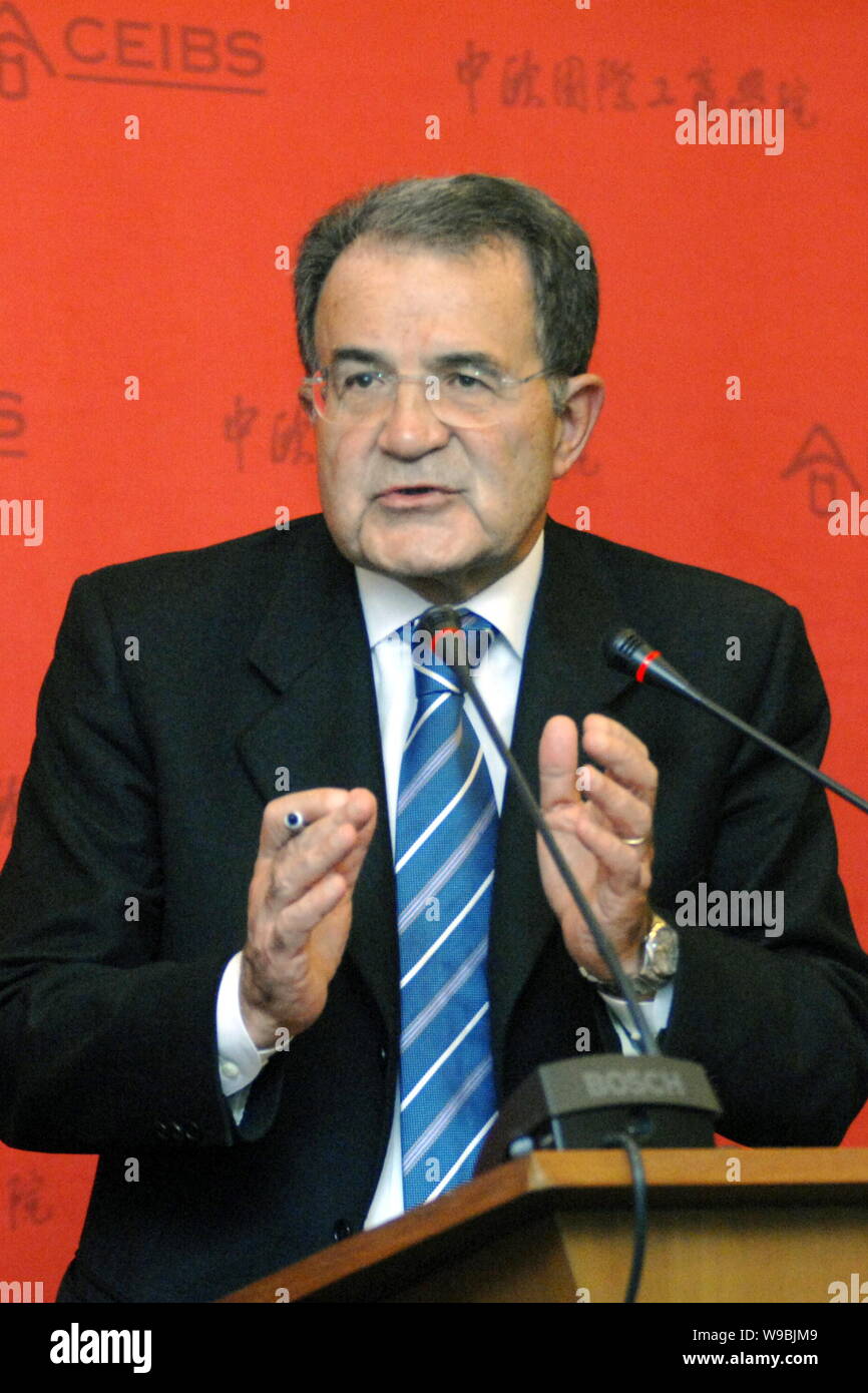 Romano prodi china hi-res stock photography and images - Alamy