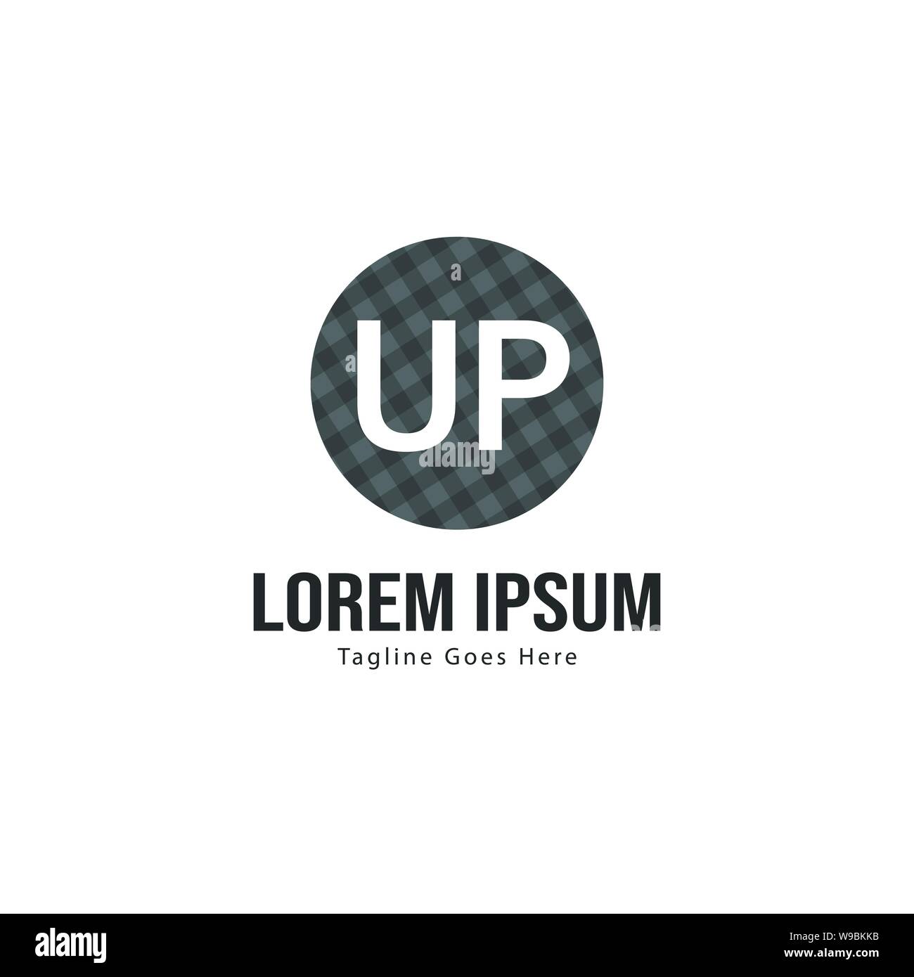 UP Letter Logo Design. Creative Modern UP Letters Icon Illustration ...