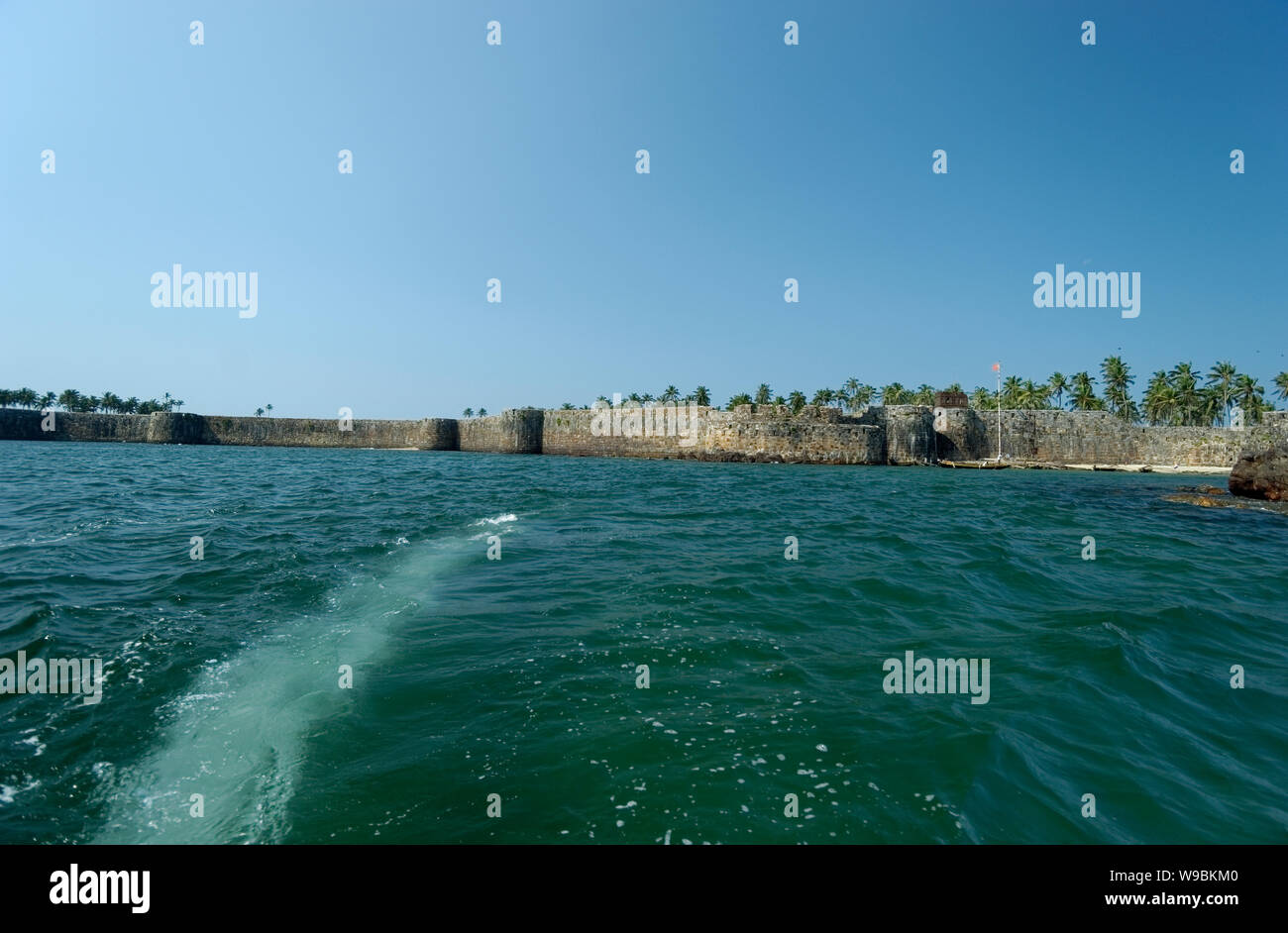 SINDHUDURG FORT IN SEA,MALVAN, SINDHUDURG, MAHARASHTRA,INDIA Stock ...