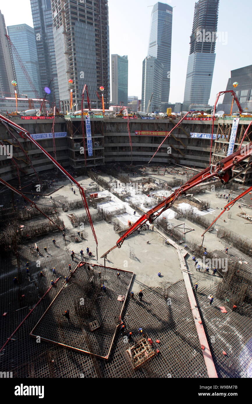 China construction concrete hi-res stock photography and images - Alamy
