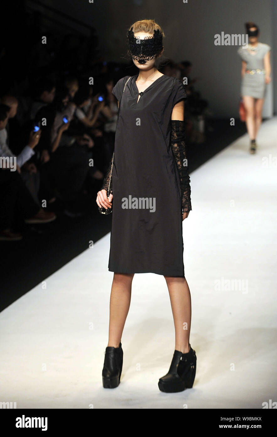 Models parade to show the new collections in the Seven Days fashion ...