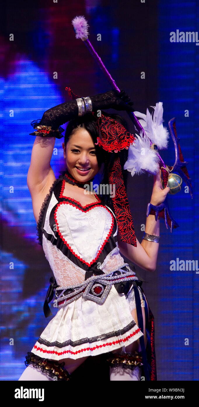 Japanese AV star Aoi Sola is seen during a press conference for a ...