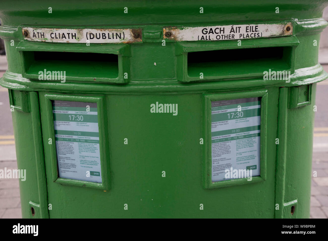 Ireland post office sign hi-res stock photography and images - Alamy