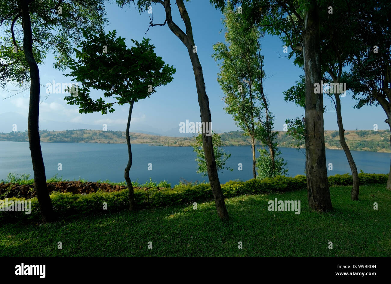 Bhandardara reservoir near Igatpuri, in the western ghats of India ...