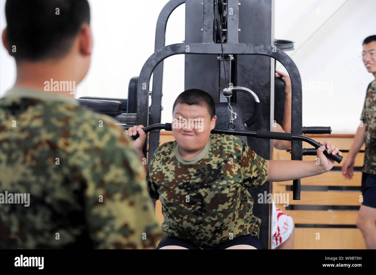 Fat camp children hi-res stock photography and images - Alamy
