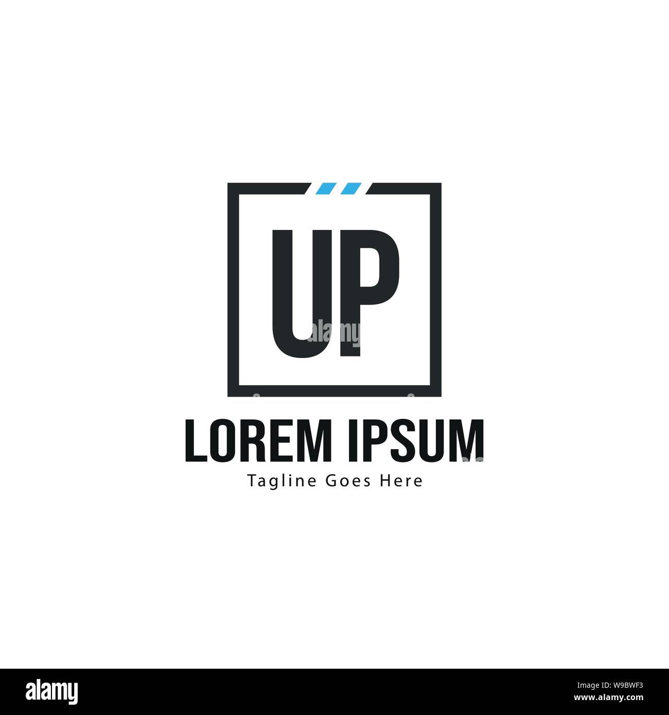 UP Letter Logo Design. Creative Modern UP Letters Icon Illustration ...