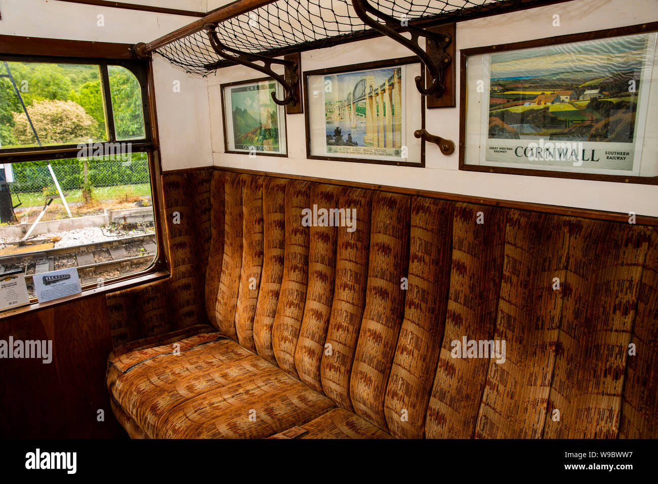 UK, England, Devon, Buckfastleigh, South Devon Railway, carriage ...