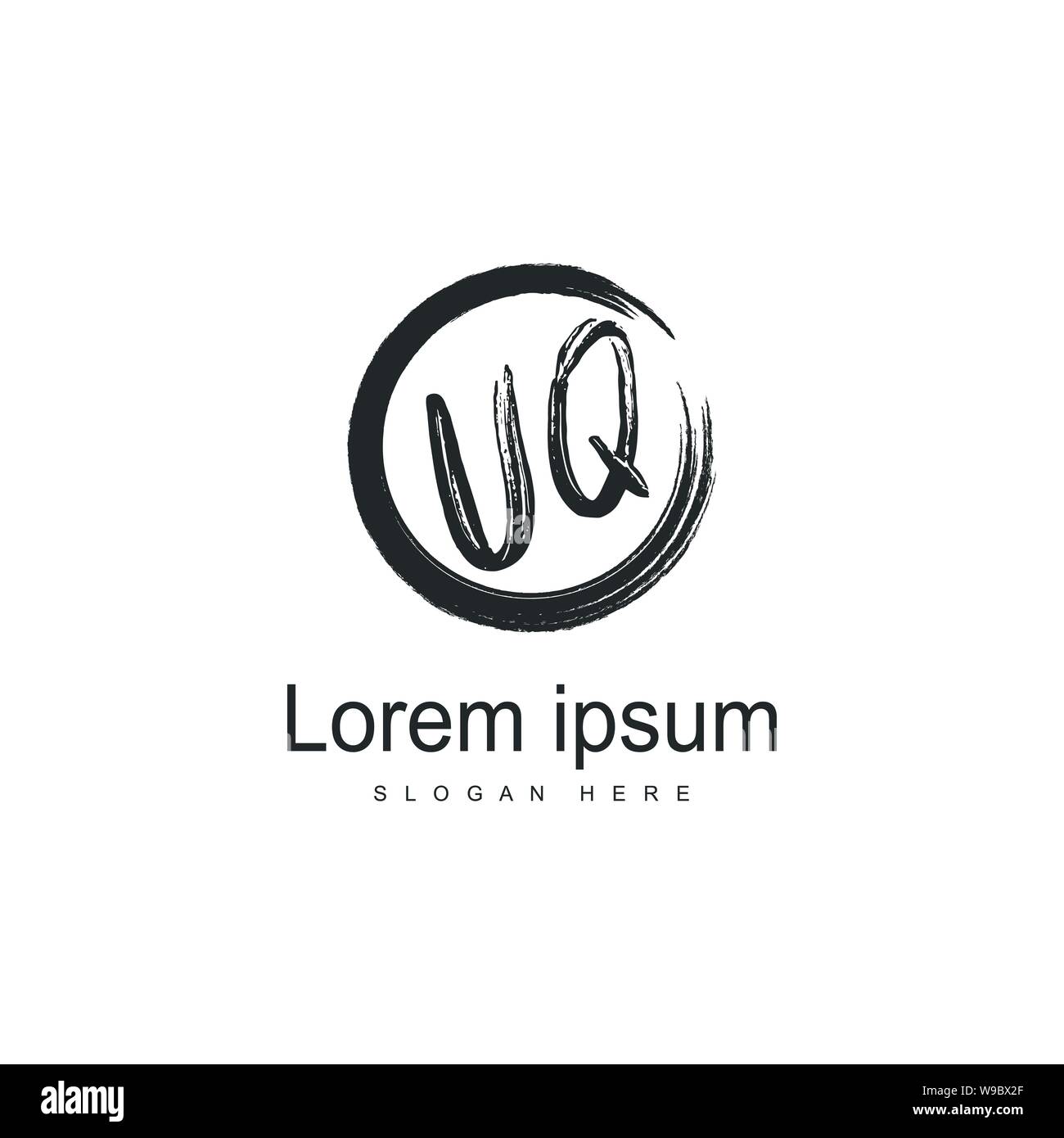 UQ Letter Logo Design. Creative Modern UQ Letters Icon Illustration ...