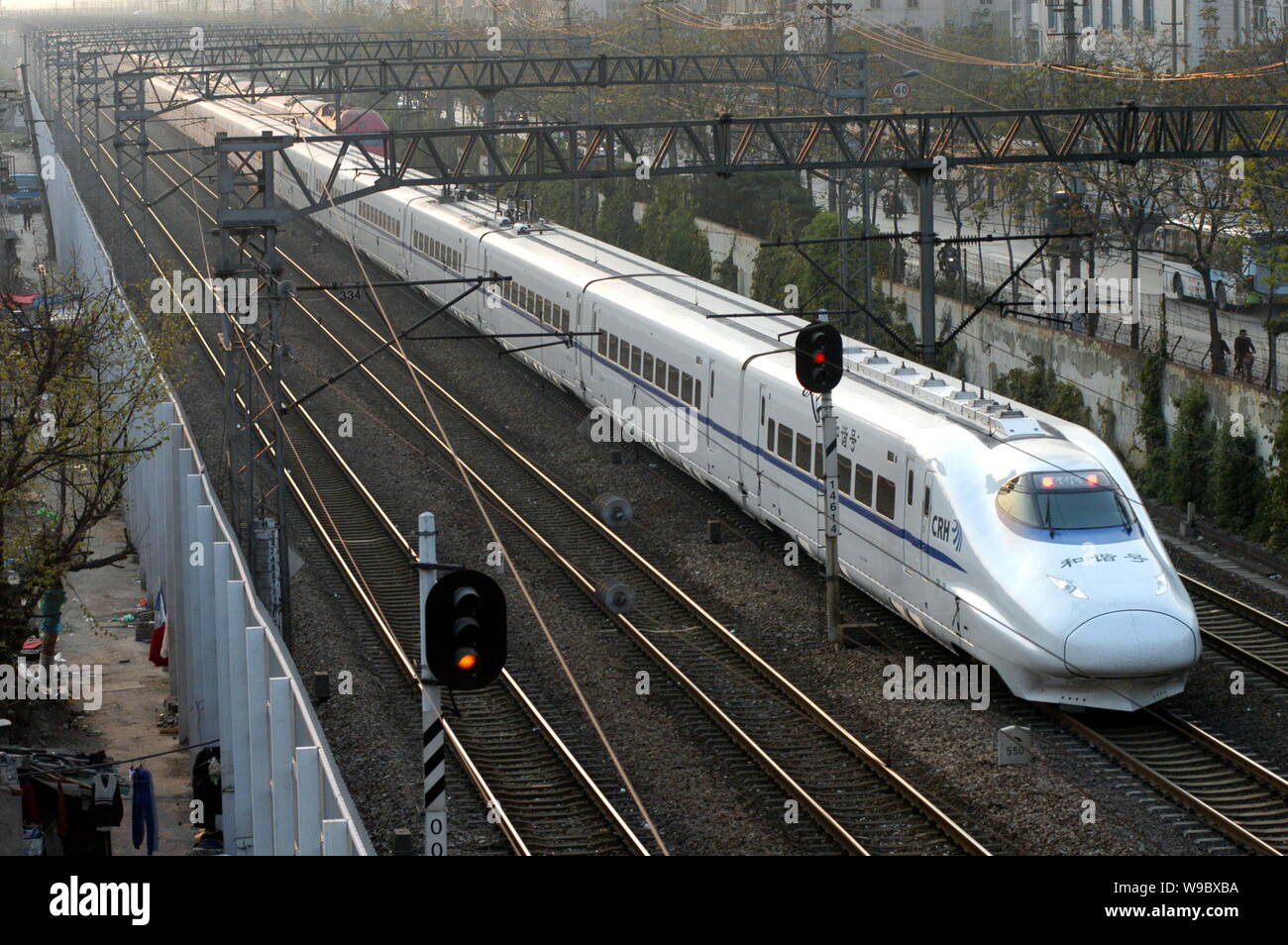 Train china railway high speed crh runs hi-res stock photography and ...