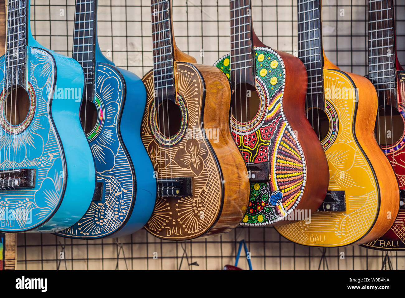 Typical souvenir shop selling souvenirs and handicrafts of Bali at the ...
