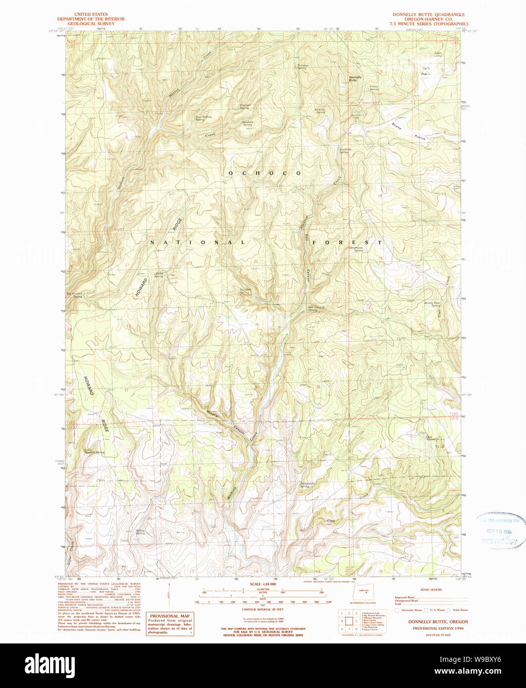 Map of donnelly hi-res stock photography and images - Alamy