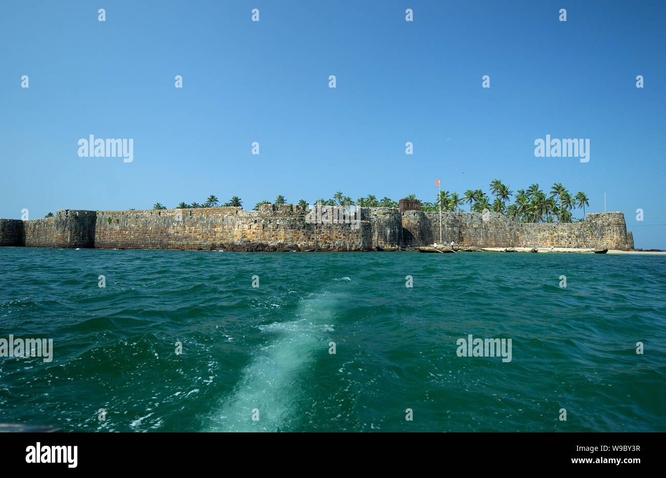 SINDHUDURG FORT IN SEA,MALVAN, SINDHUDURG, MAHARASHTRA,INDIA Stock ...
