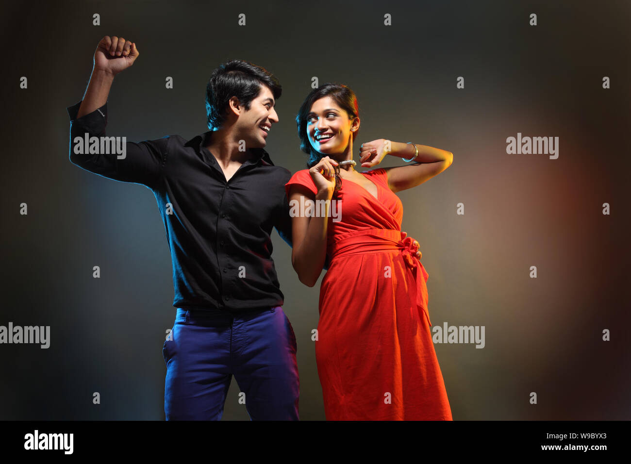 Couple two people dance dancing indoors hi-res stock photography and ...