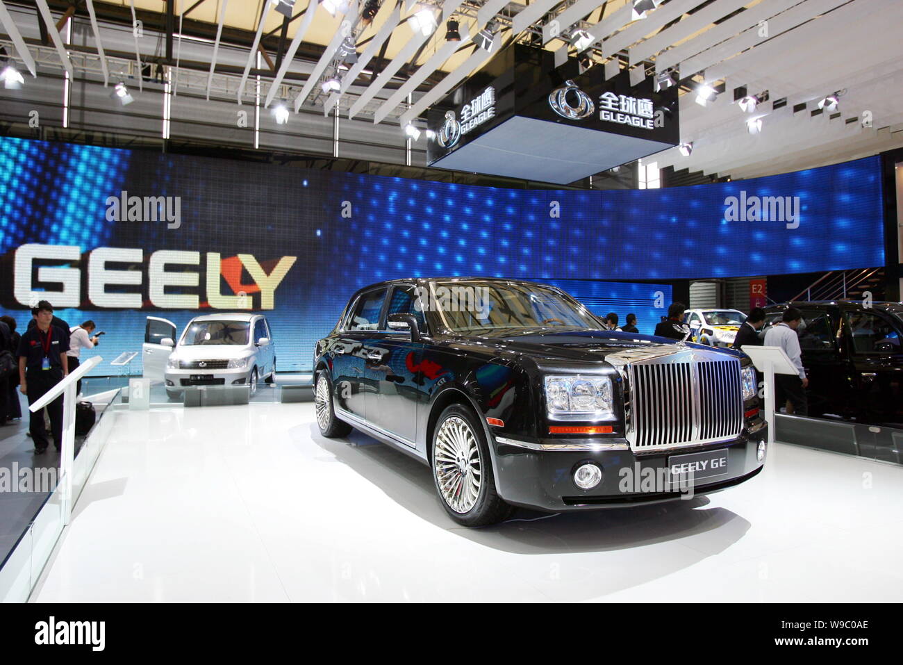 A Geely GE is seen on display at the 13th Shanghai International ...