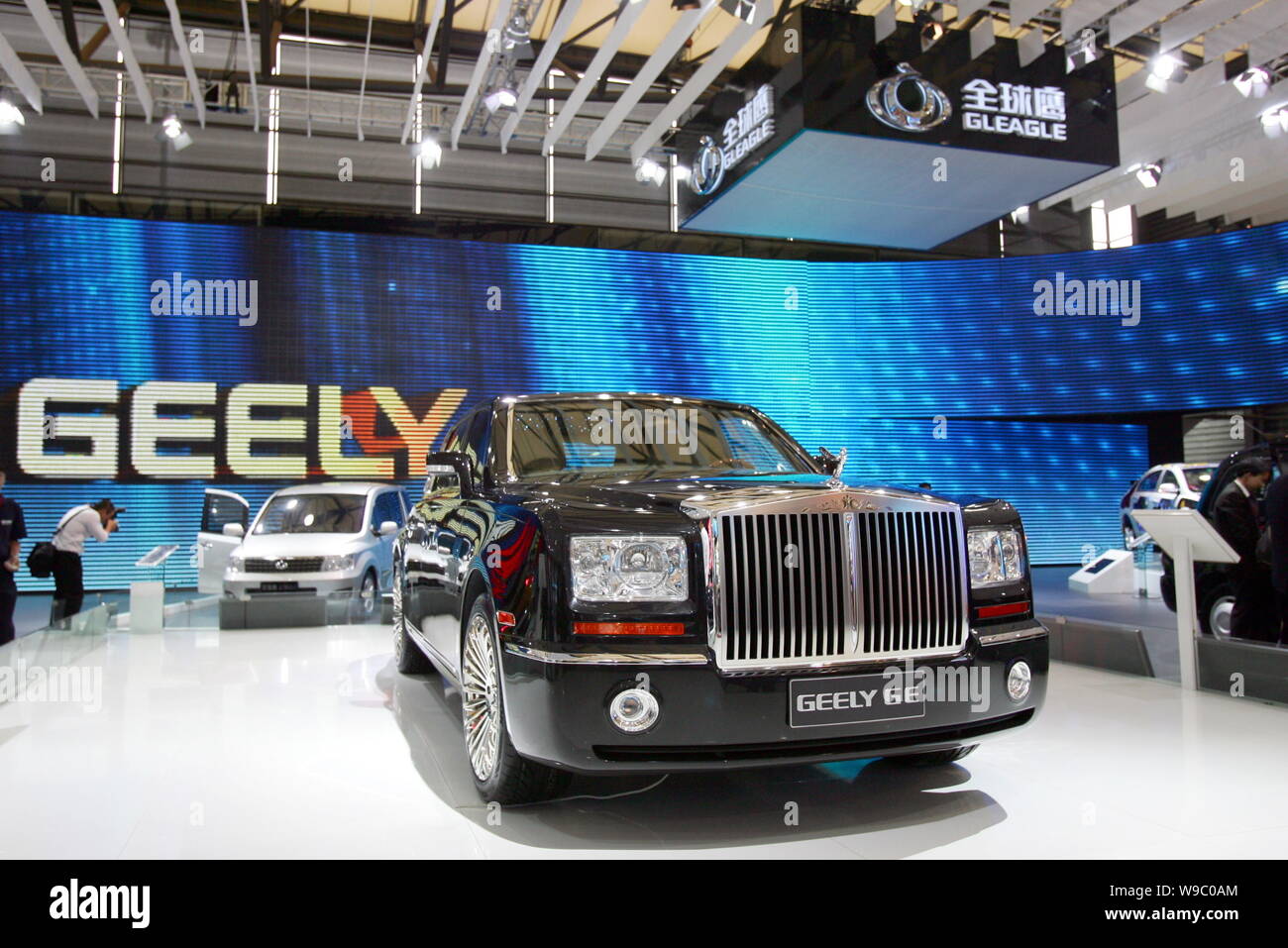 A Geely GE is seen on display at the 13th Shanghai International ...