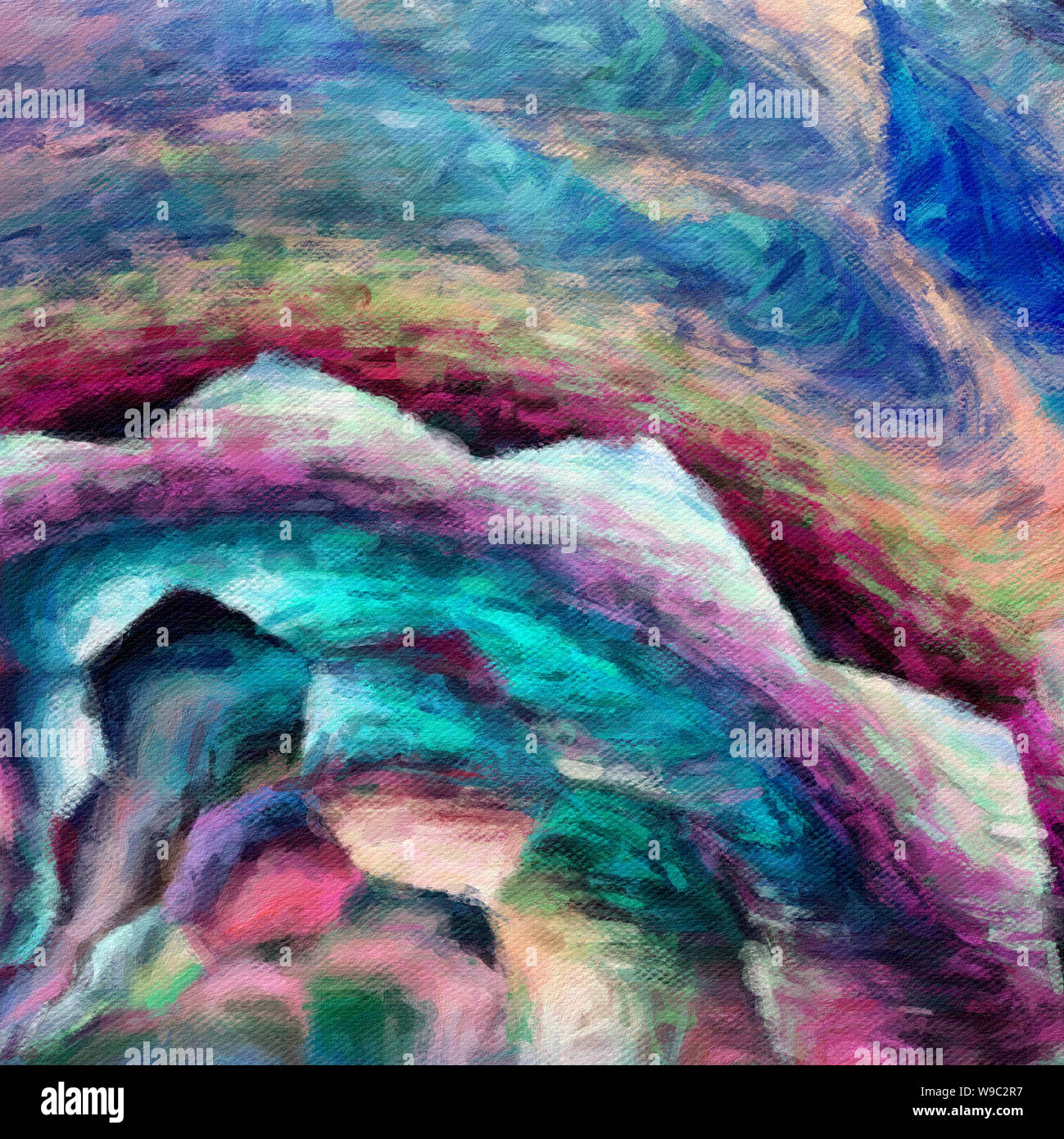 Fantasy colors abstract artistic background, art paint texture ...