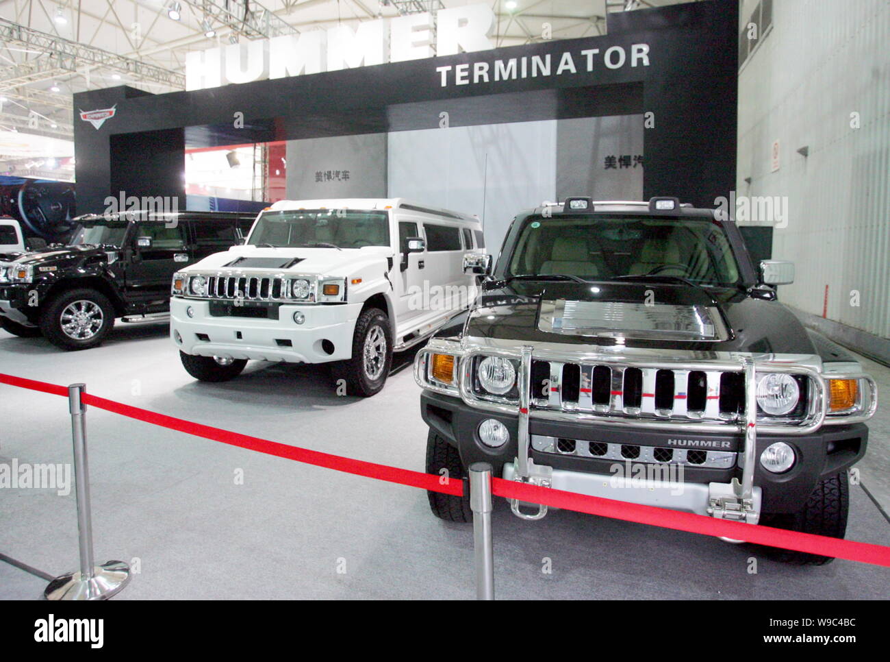 --FILE--Hummer vehicles are seen on display during an auto show in ...