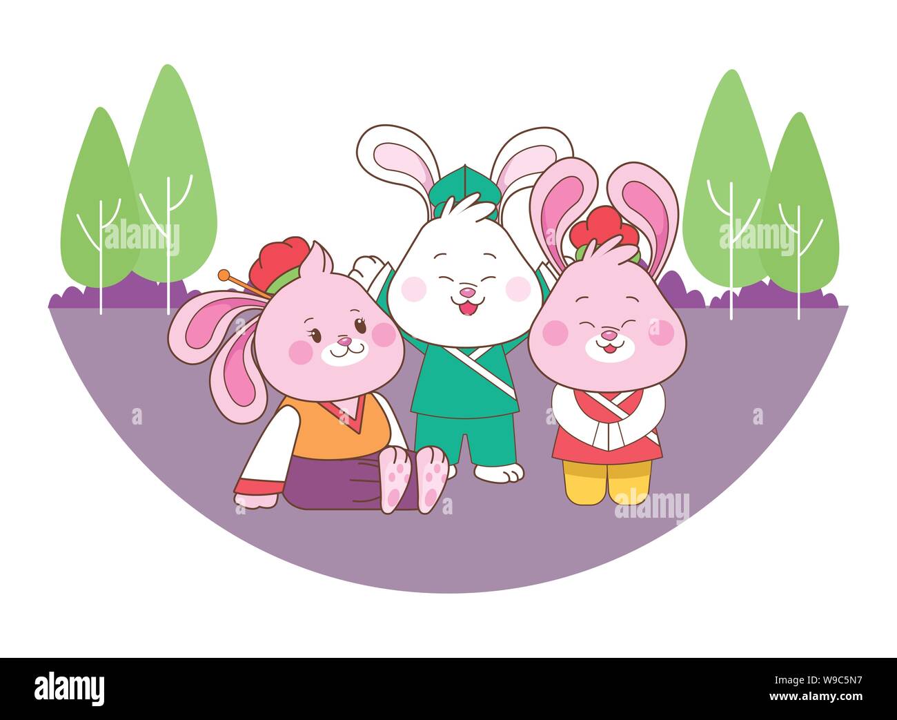 Seated pink Stock Vector Images - Alamy