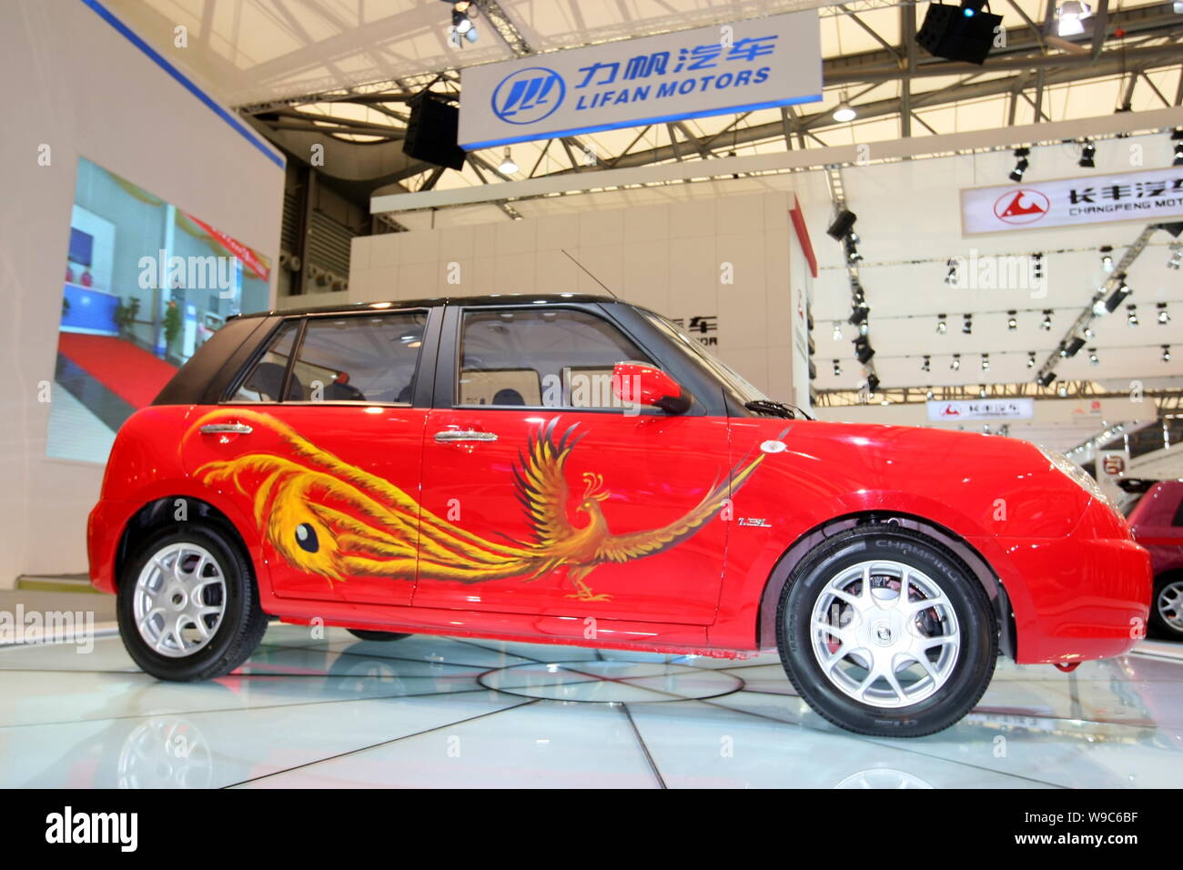 A Lifan 320 minicar is seen on display at the 13th Shanghai ...