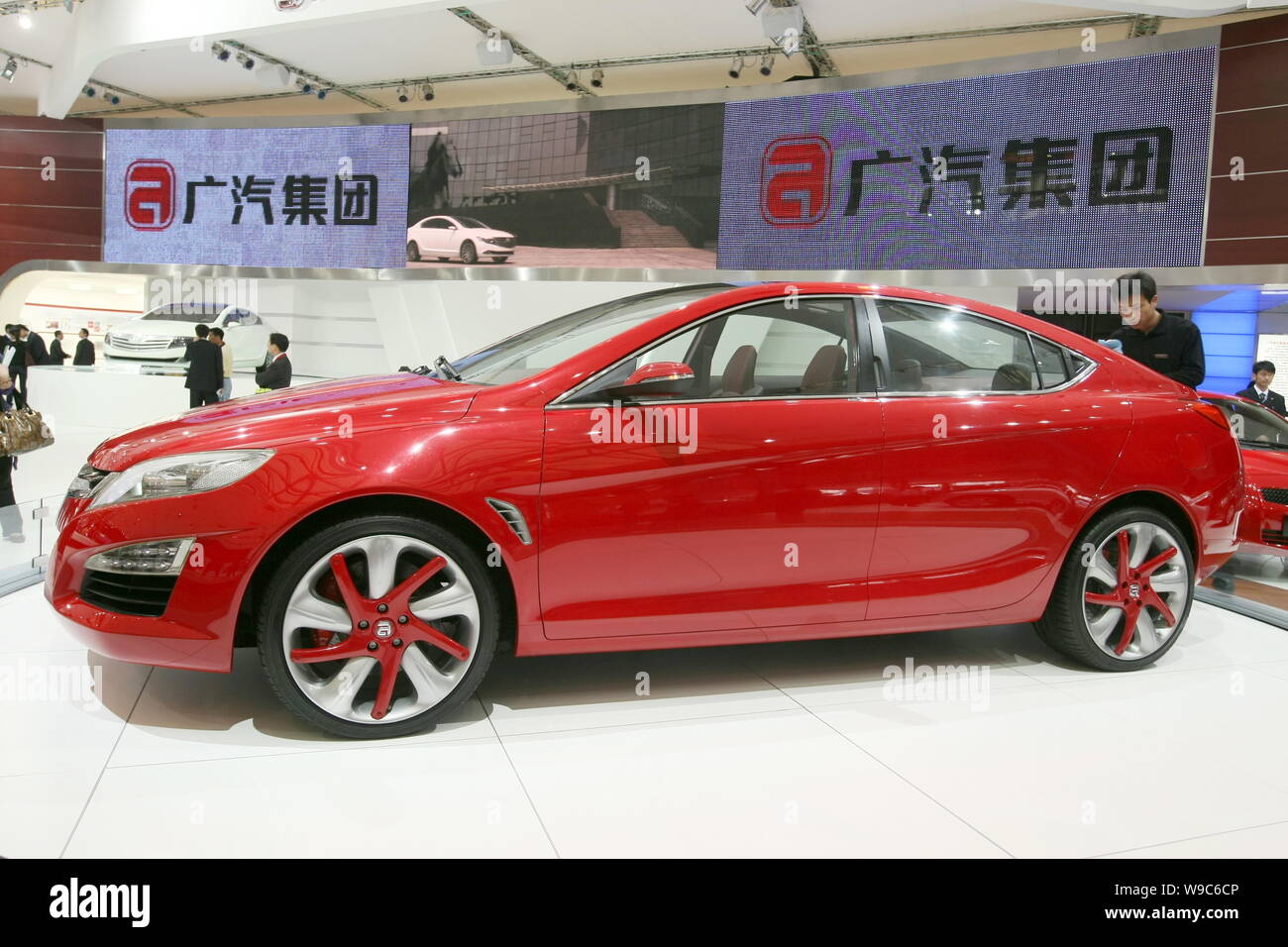 A GAC (Guangzhou Automobile Group Co., Ltd.) 4-Door Coupe Concept is ...