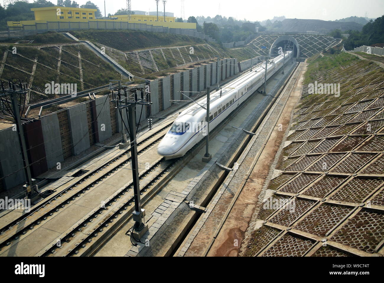 Train china railway high speed crh runs hi-res stock photography and ...