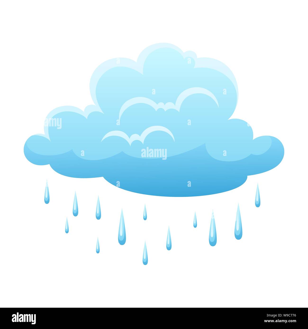 Cartoon raindrops hi-res stock photography and images - Alamy