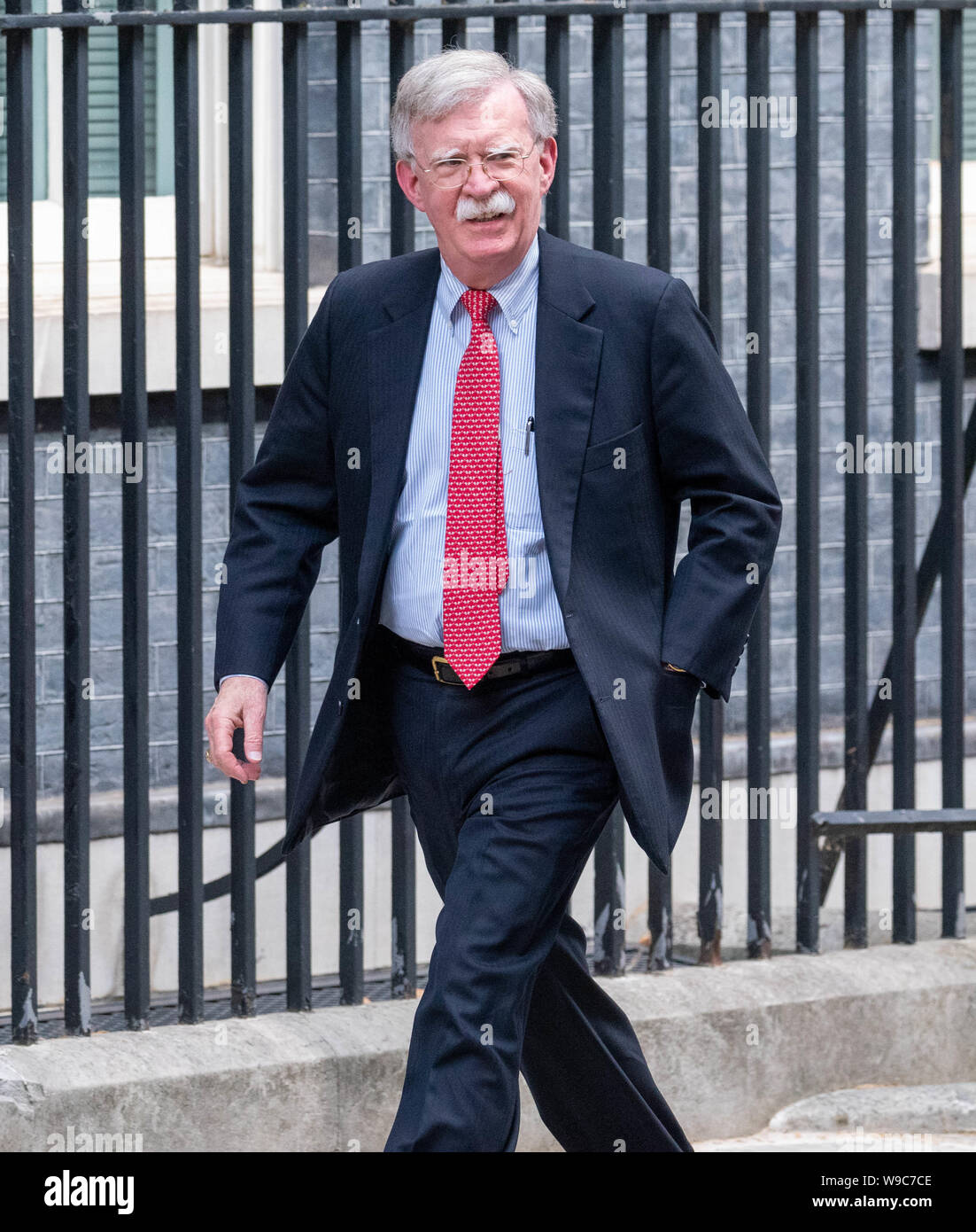 London, UK. 13th August 2019. John Bolton, US National Security Advisor ...