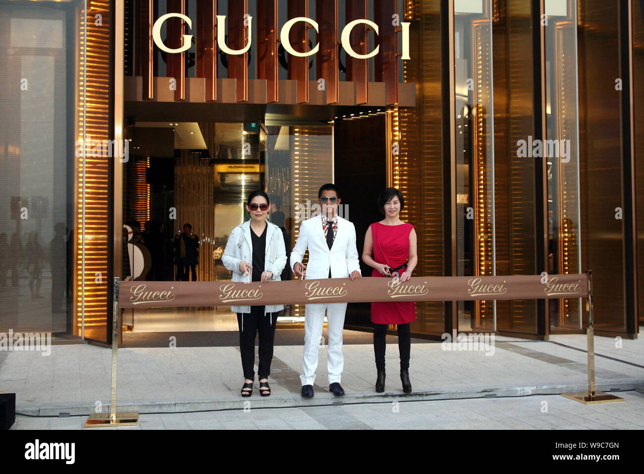(From left) Mimi Tang, President of Asia Pacific region of Gucci Group ...