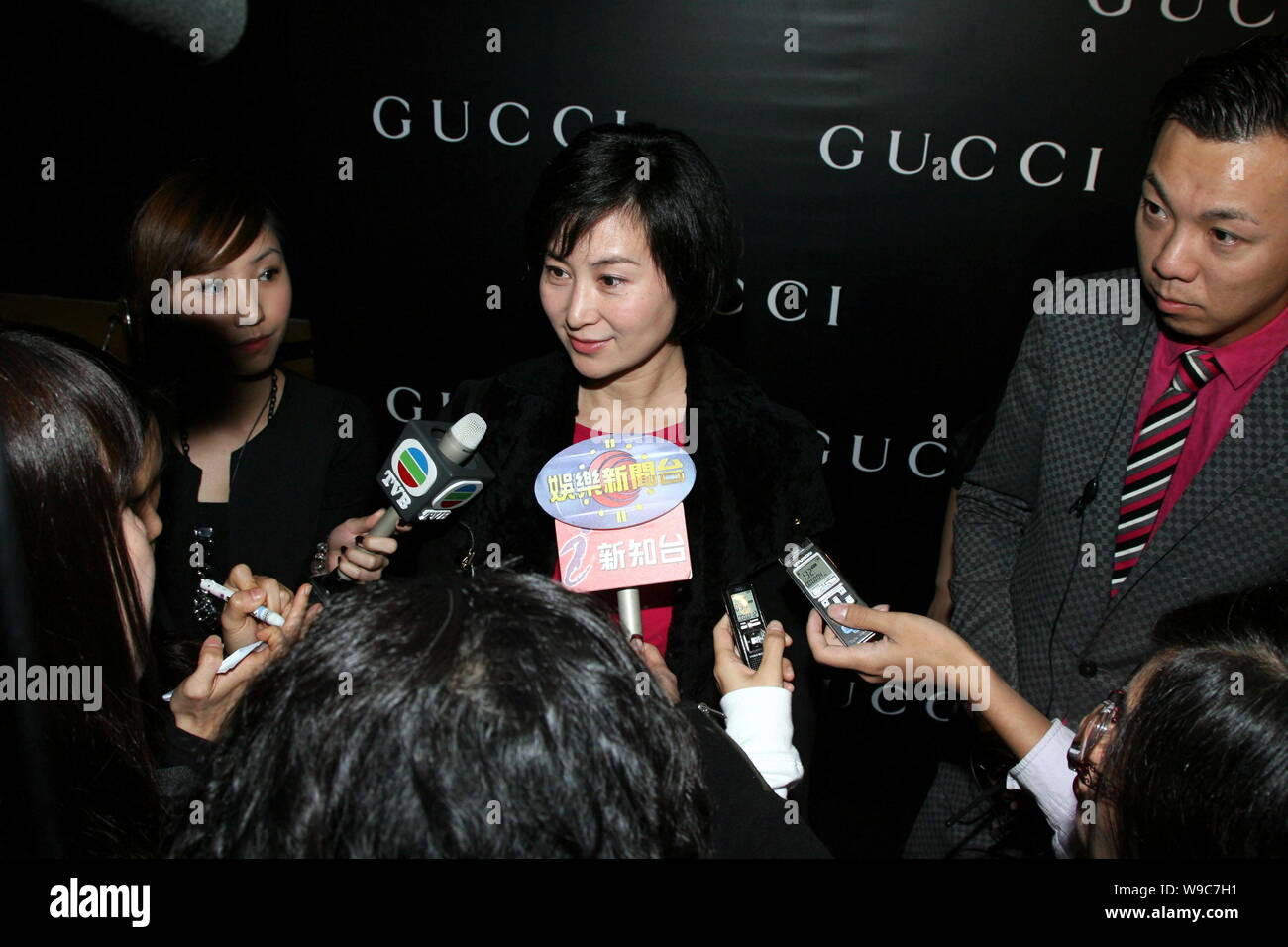 Pansy Ho (Ho Chiu-king), center, Managing director Shun Tak Holdings ...