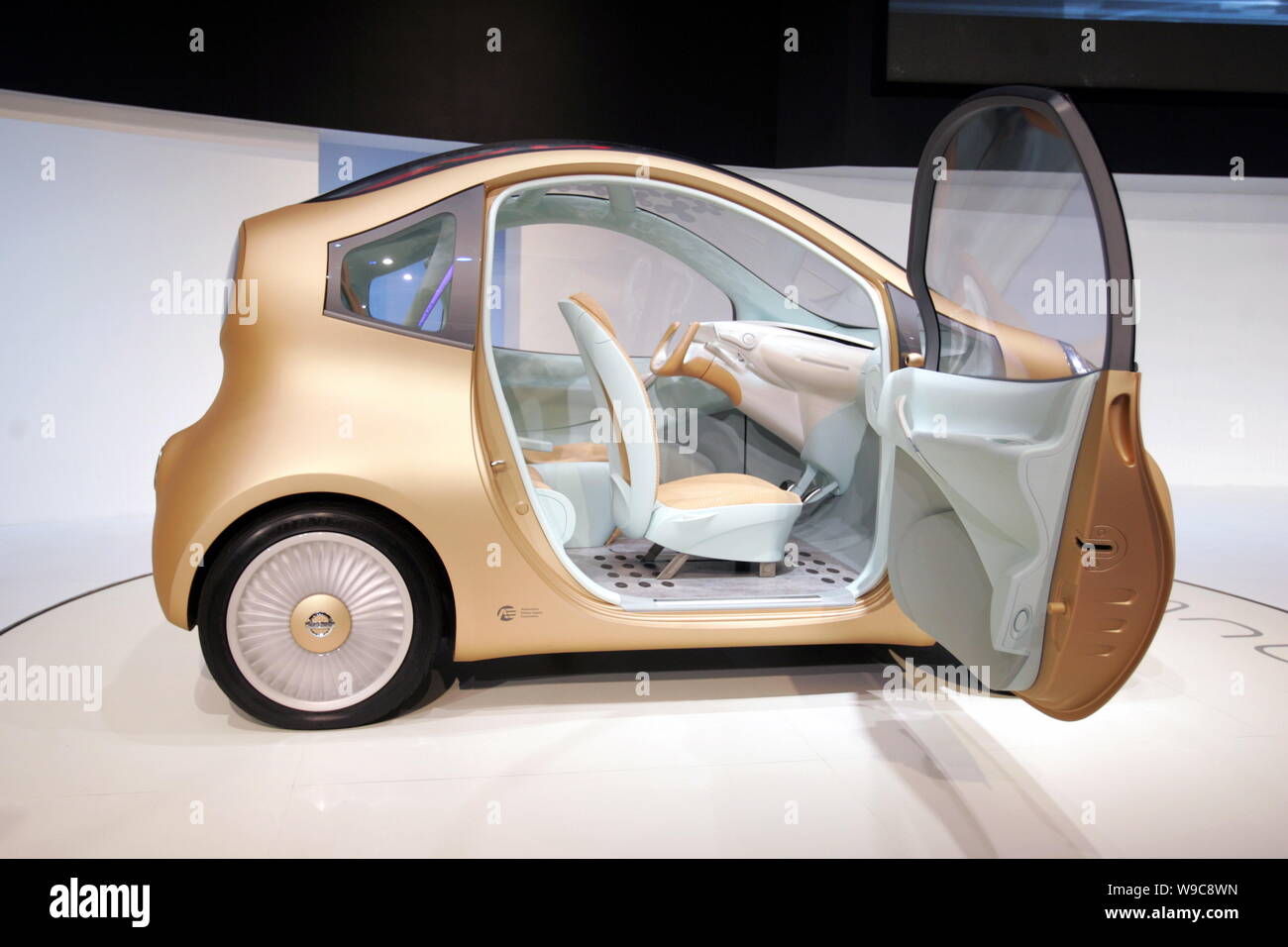 A Nissan Nuvu Concept (electric car) is seen on display at the 13th ...