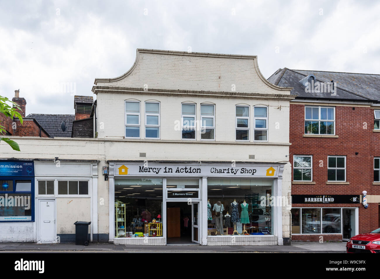 The Mercy in action charity shop on Manvers Street in the Wiltshire ...