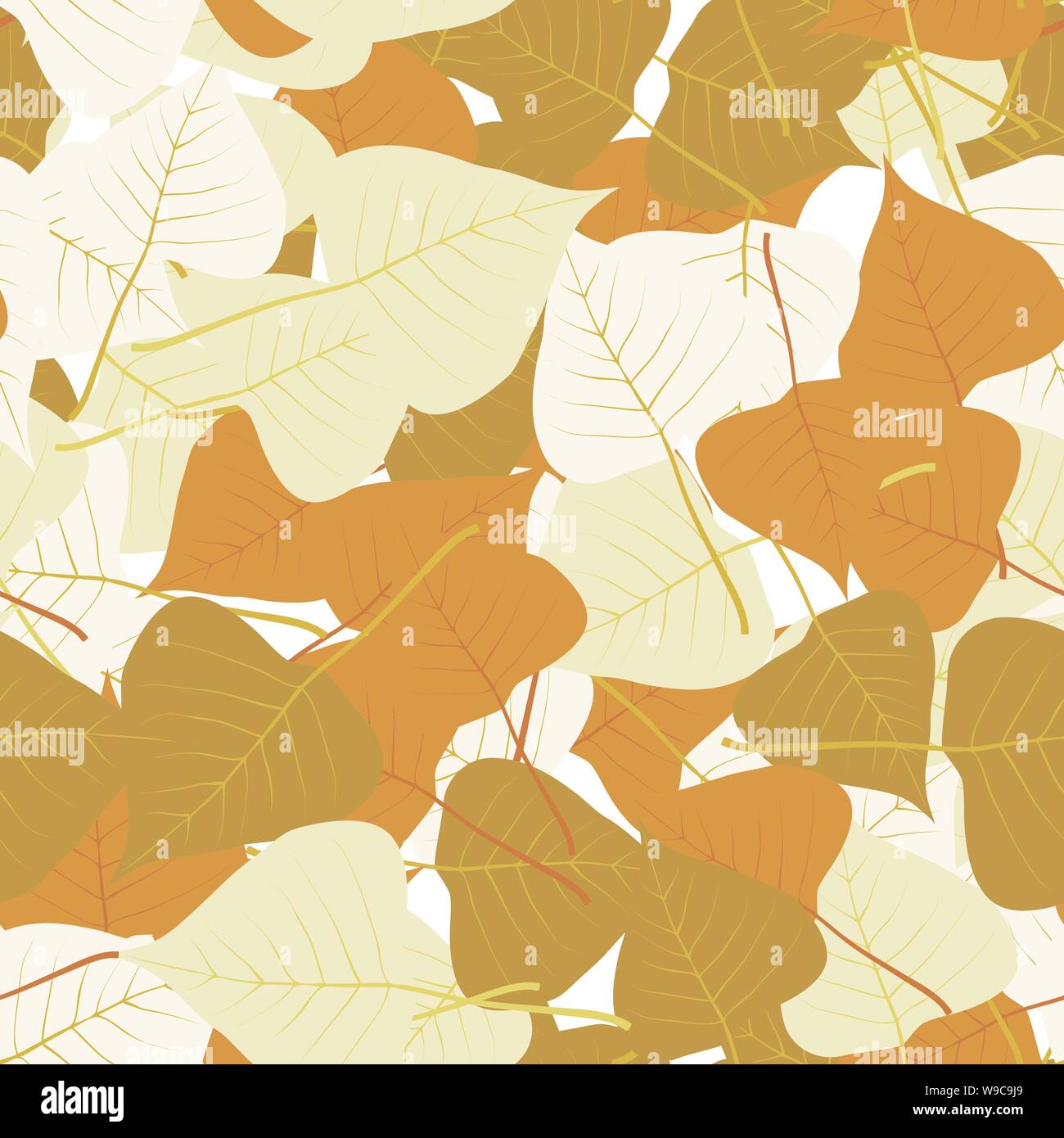 Autumn leaves seamless pattern Stock Vector Image & Art - Alamy