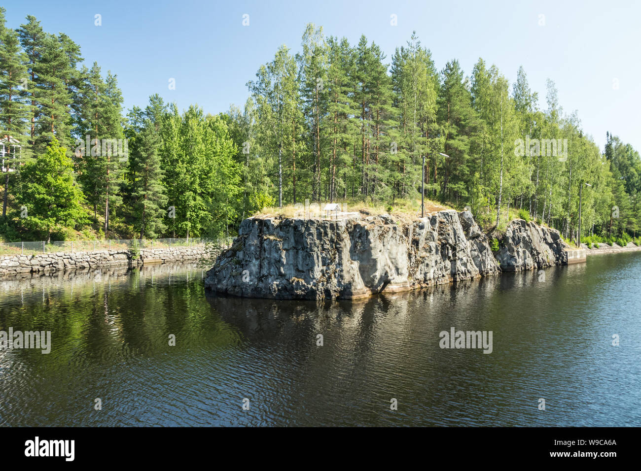 The Saimaa Canal at summer, Lappeenranta, Finland Stock Photo - Alamy