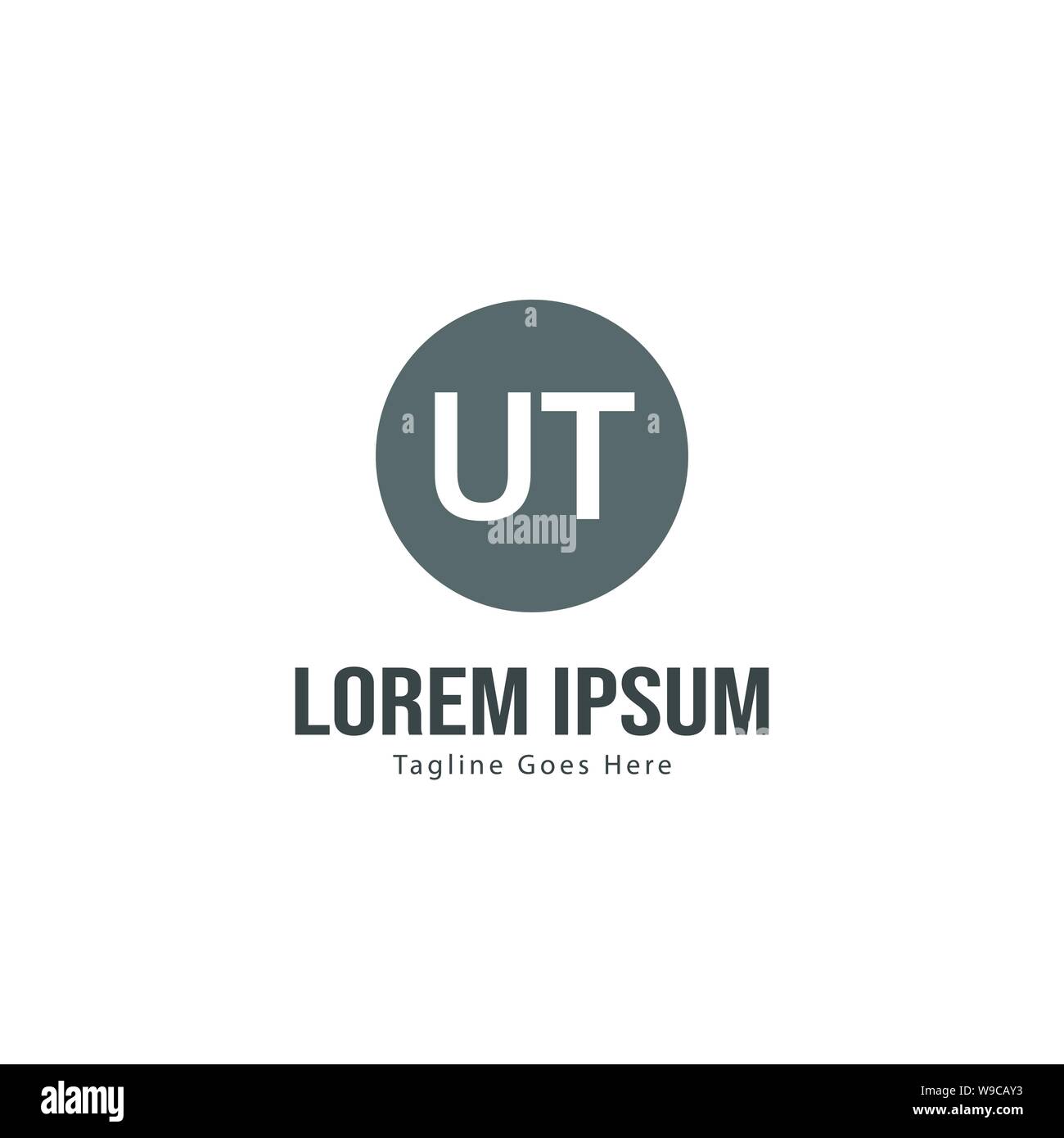 UT Letter Logo Design. Creative Modern UT Letters Icon Illustration ...