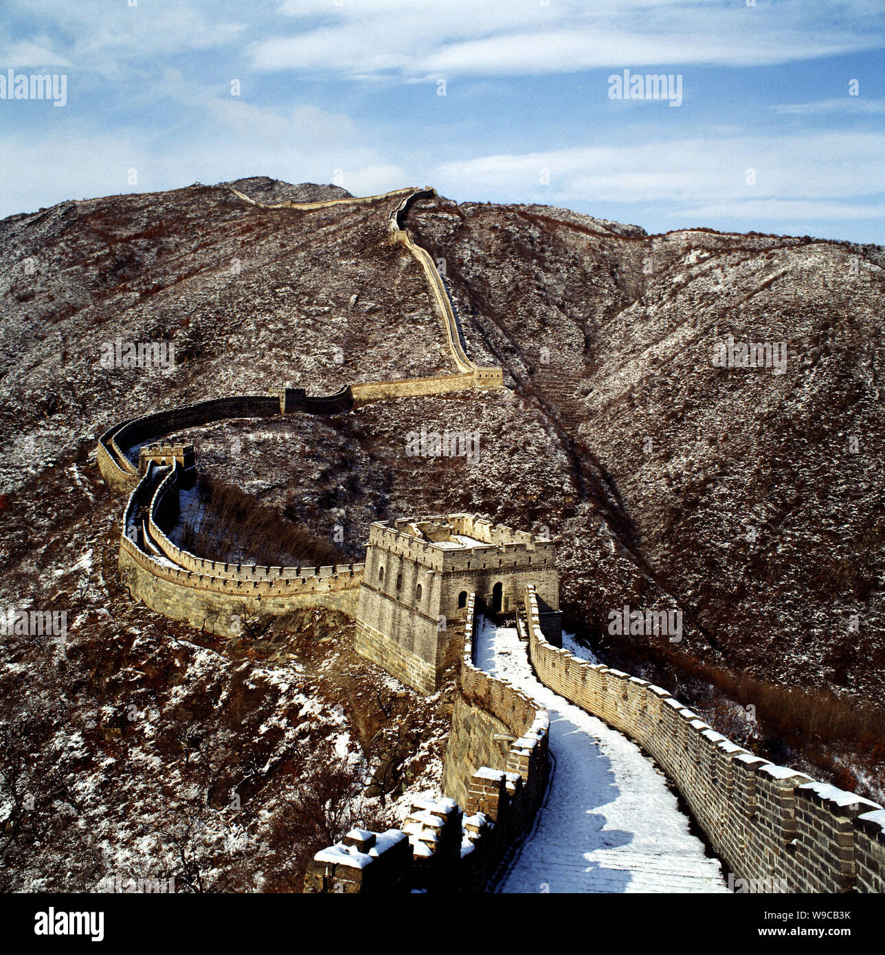 Landscape of the Mutianyu Great Wall in Beijing Stock Photo - Alamy