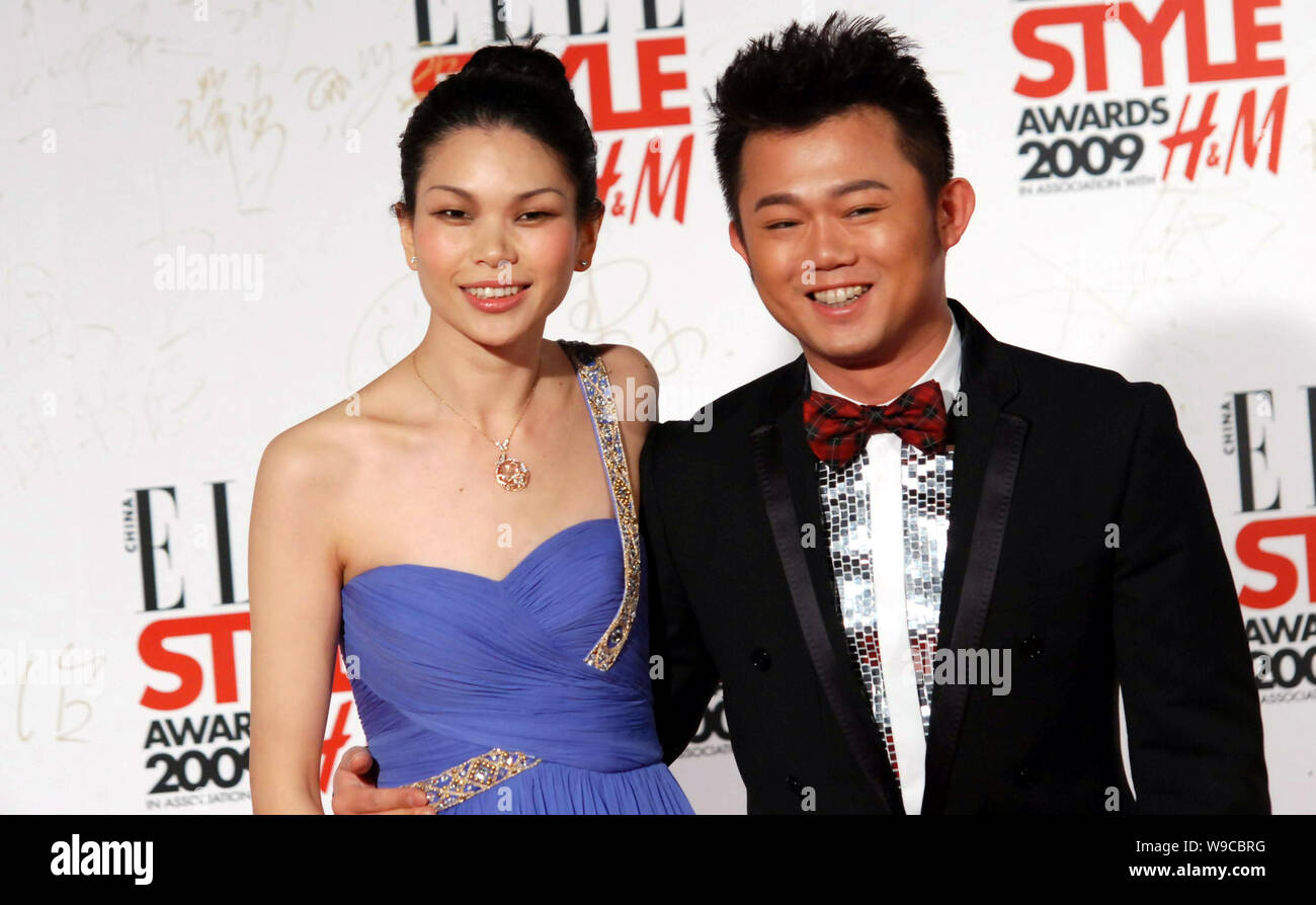 Chinese model Lv Yan, left, and Chinese stylist Tony Lee (Tony Li) are ...