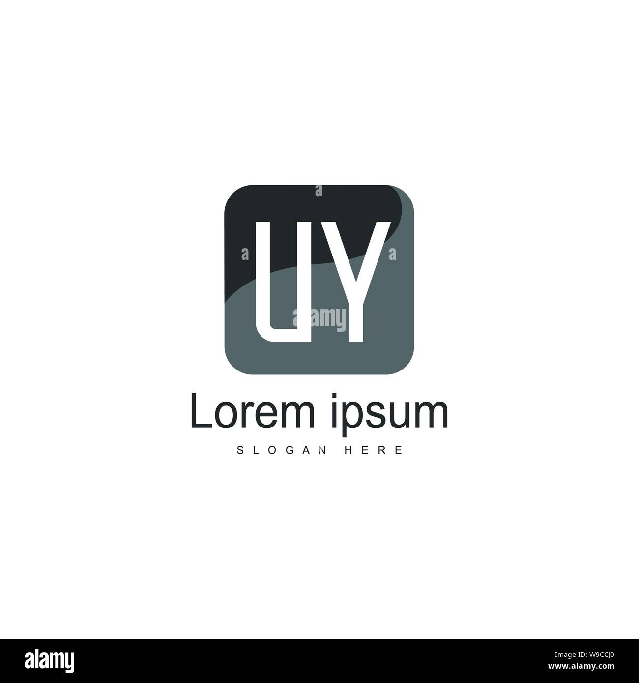 UY Letter Logo Design. Creative Modern UY Letters Icon Illustration ...