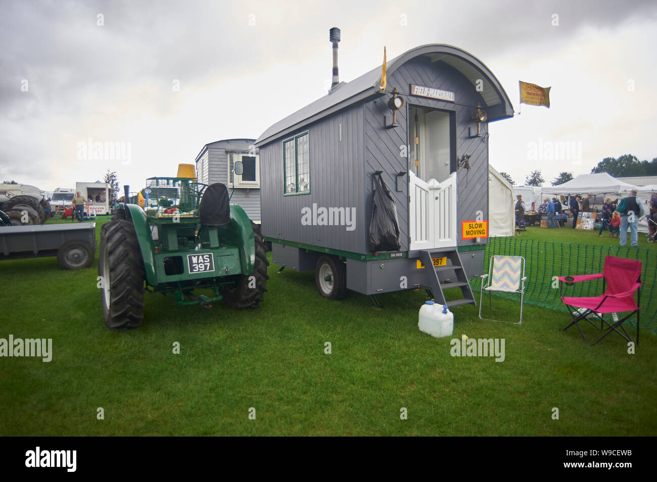 Filed Marshal Tractors and their road caravans at Driffield Steam Rally ...