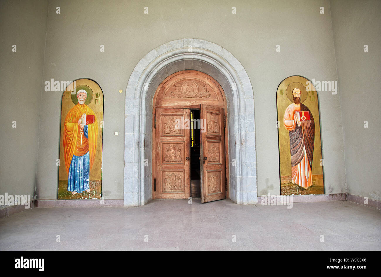The church in Shushi city, Nagorno - Karabakh, Caucasus Stock Photo - Alamy
