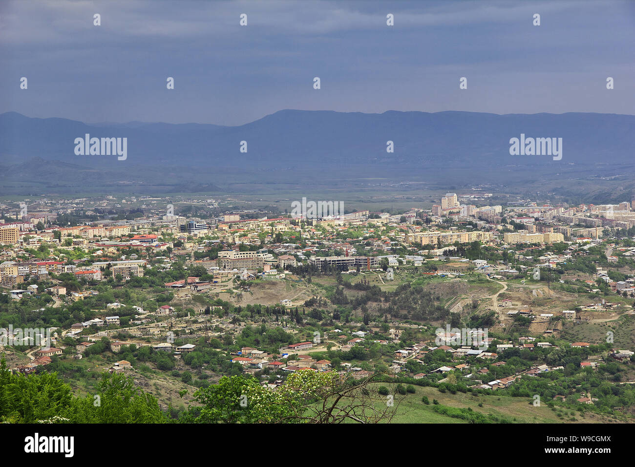 Stepanakert city in Nagorno - Karabakh, Caucasus Stock Photo - Alamy