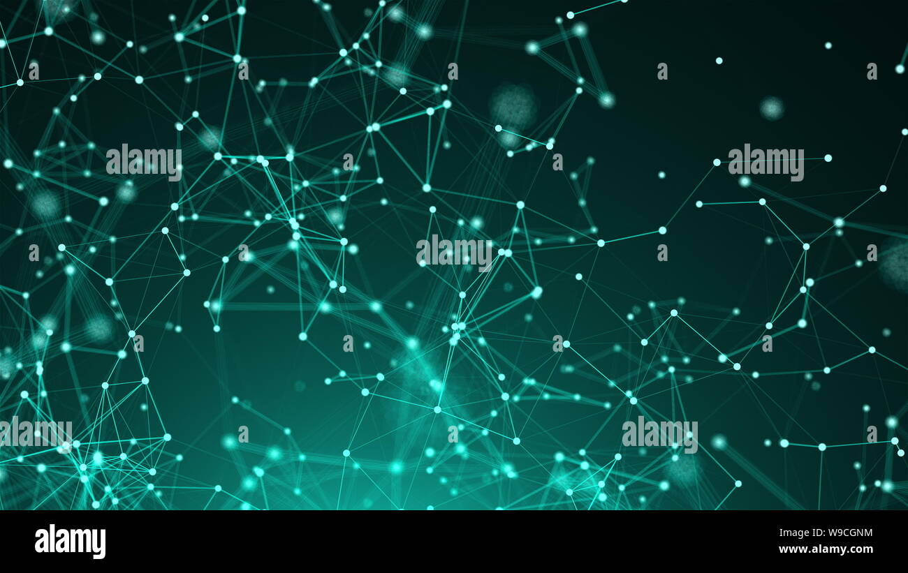 Abstract connection dots. Technology background. Network concept Stock ...