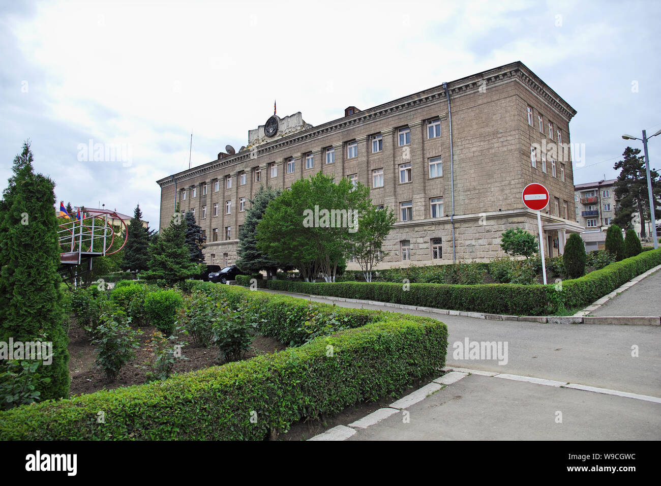 Stepanakert city in Nagorno - Karabakh, Caucasus Stock Photo - Alamy