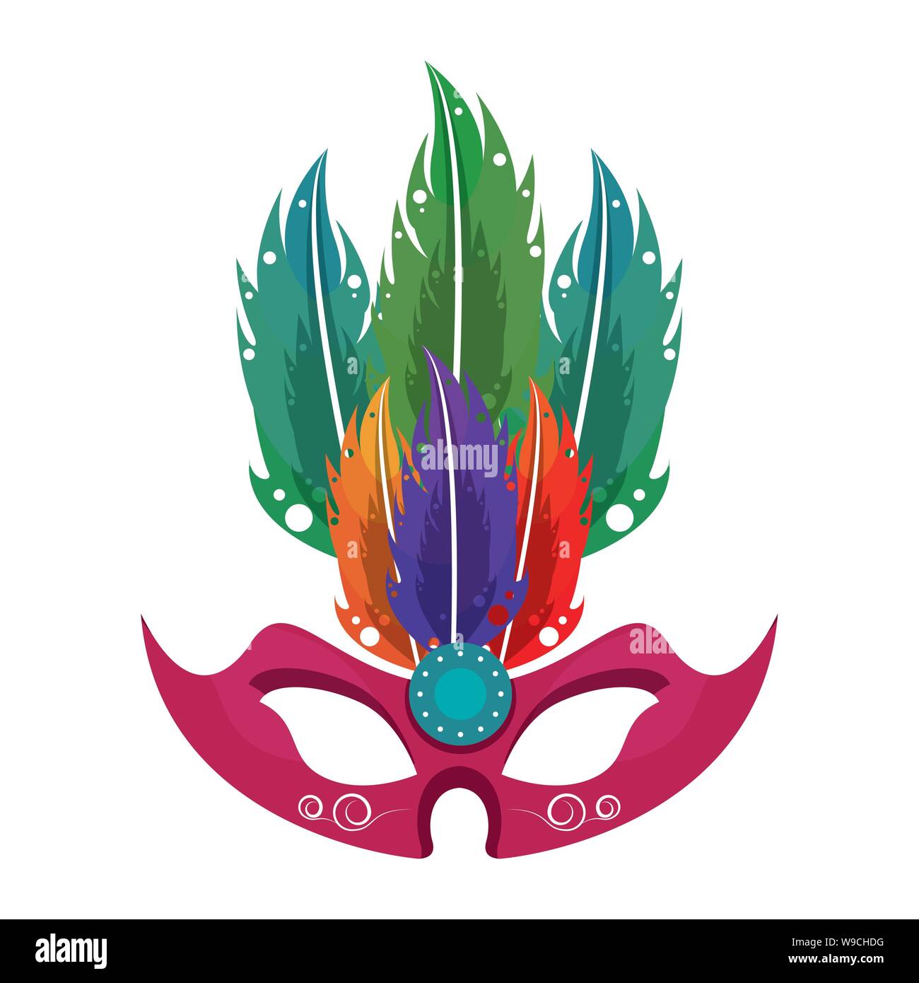 party mask festive celebration cartoon Stock Vector Image & Art - Alamy