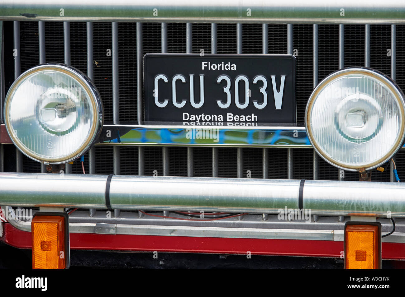 Number plate lights hi-res stock photography and images - Alamy