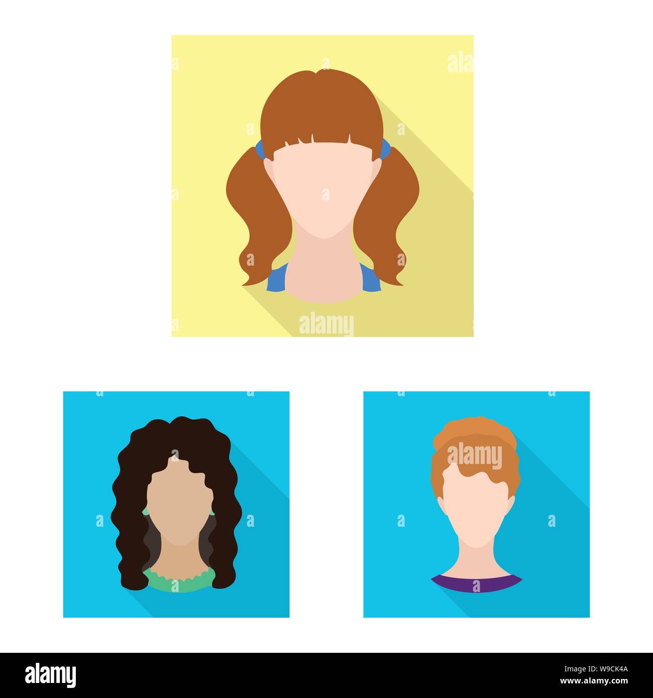 Vector design of avatar and dummy icon. Set of avatar and figure stock ...