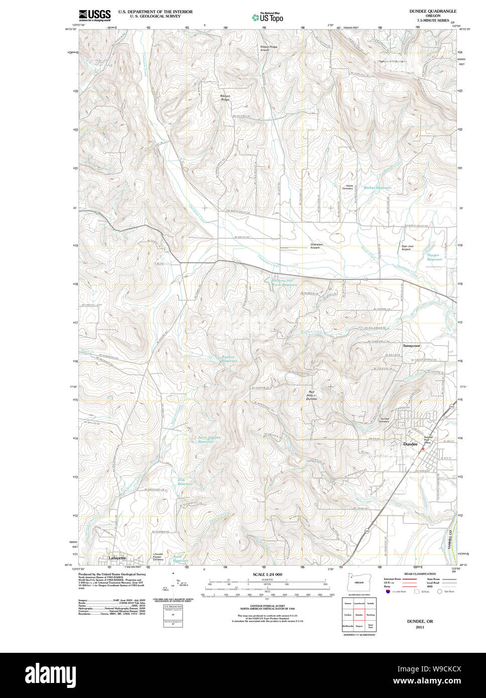 Map of dundee hi-res stock photography and images - Alamy