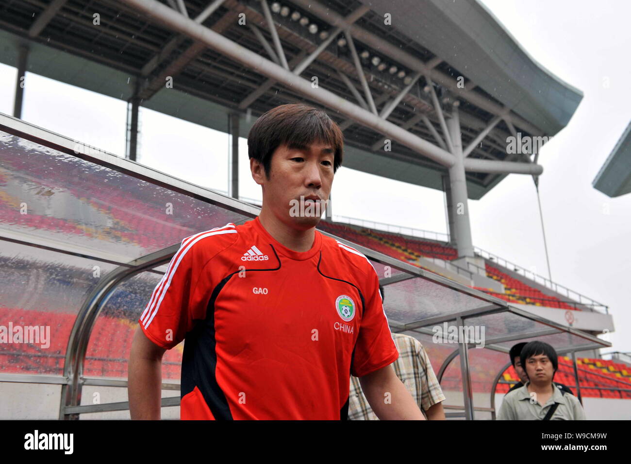 Gao Hongbo, head coach of the Chinese national mens soccer team, is ...