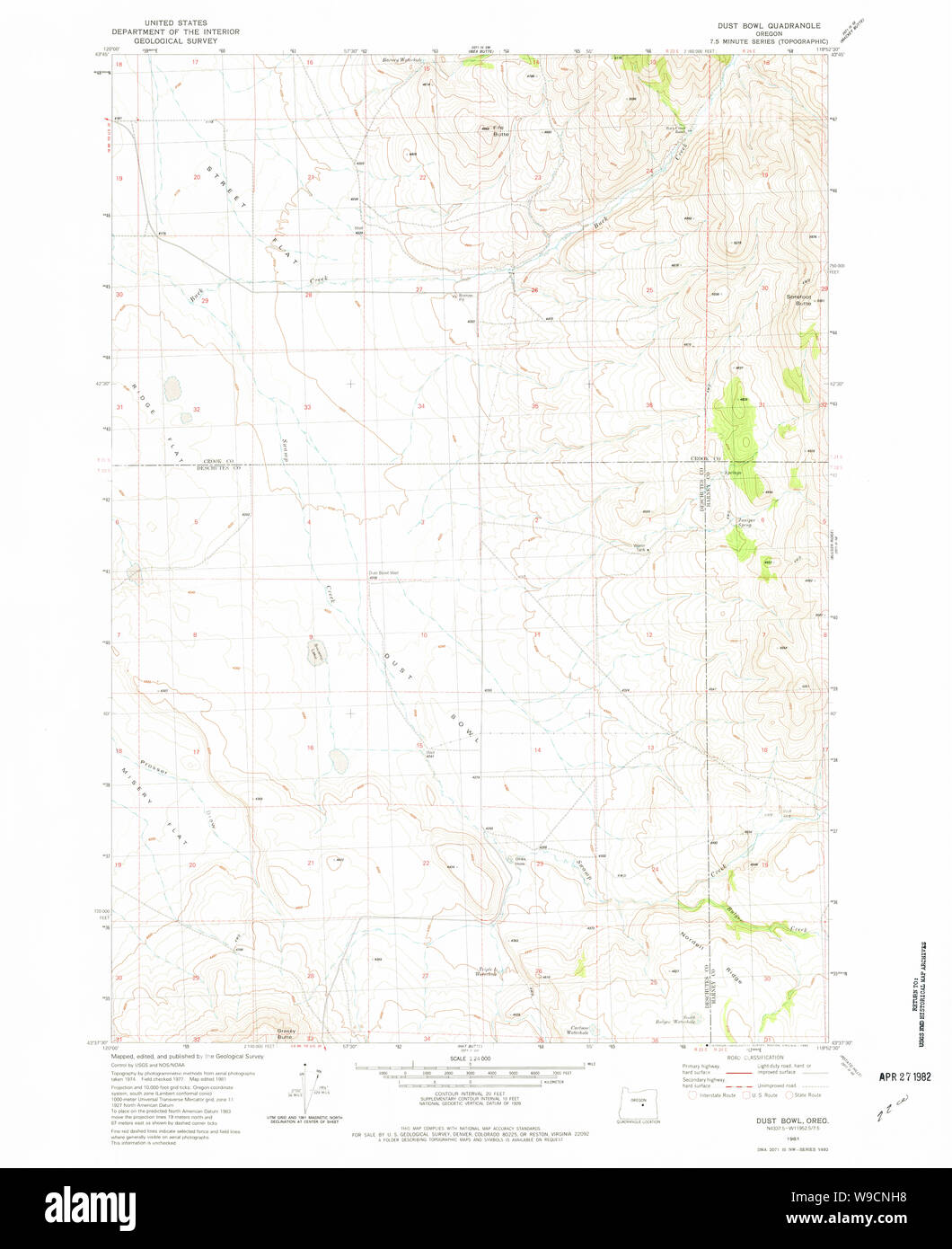 Dust bowl map hi-res stock photography and images - Alamy