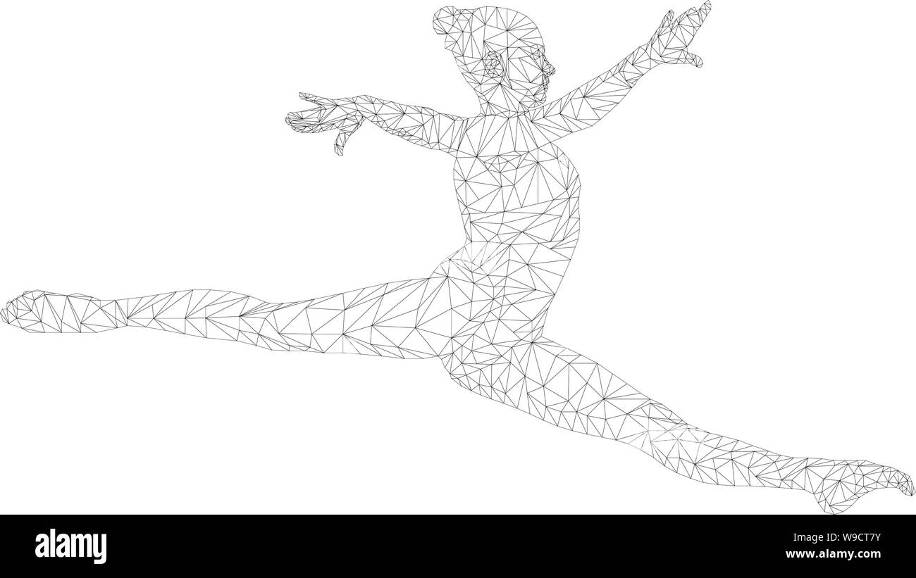 Split leap Stock Vector Images - Alamy