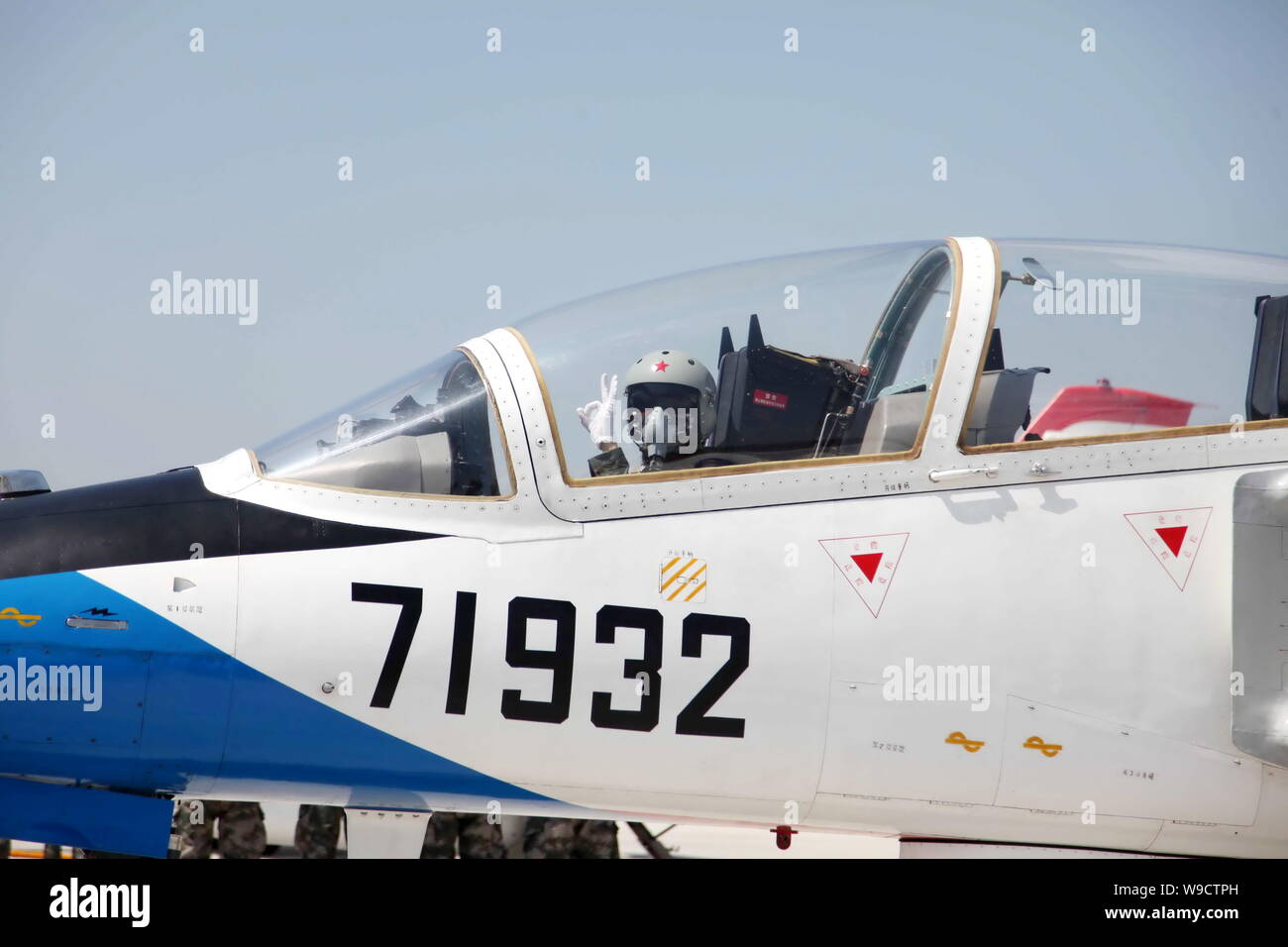 A Young Female Fighter Plane Pilot Of Chinese Pla Air Force Is Seen In